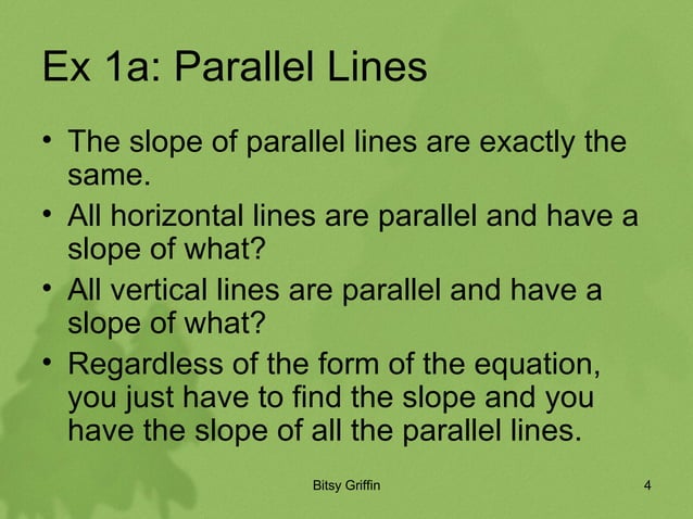 5 8 Parallel Perpendicular Lines | PPT