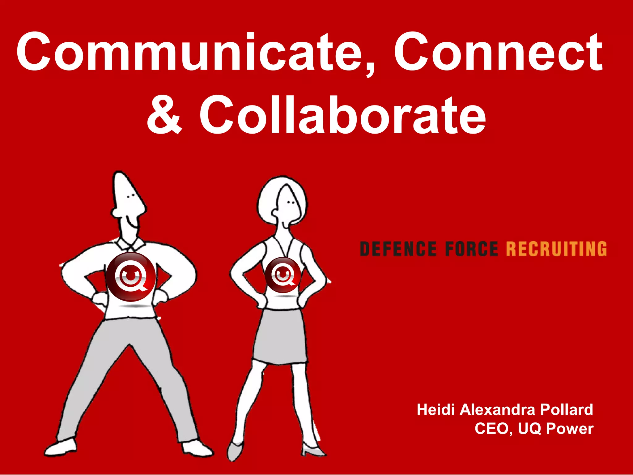 How to Communicate, Connect and Collaborate | PPT
