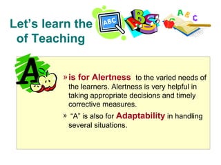abcs-of-teaching | PPT