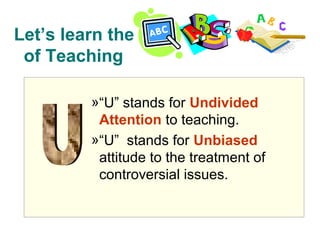 abcs-of-teaching | PPT