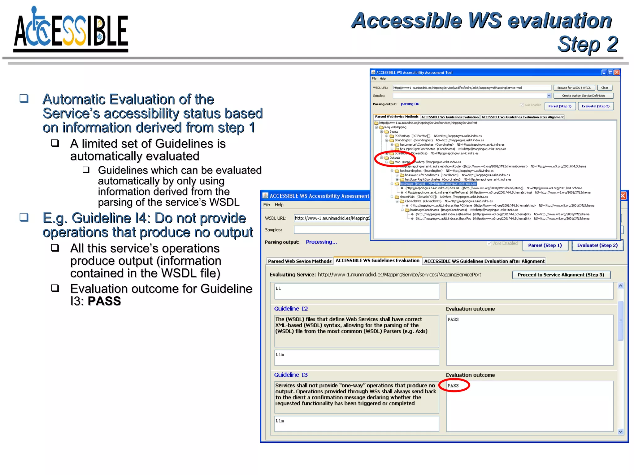 Accessible webservices assessment tool | PPT