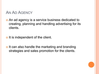 5. advertising i a typical ad agency | PPT
