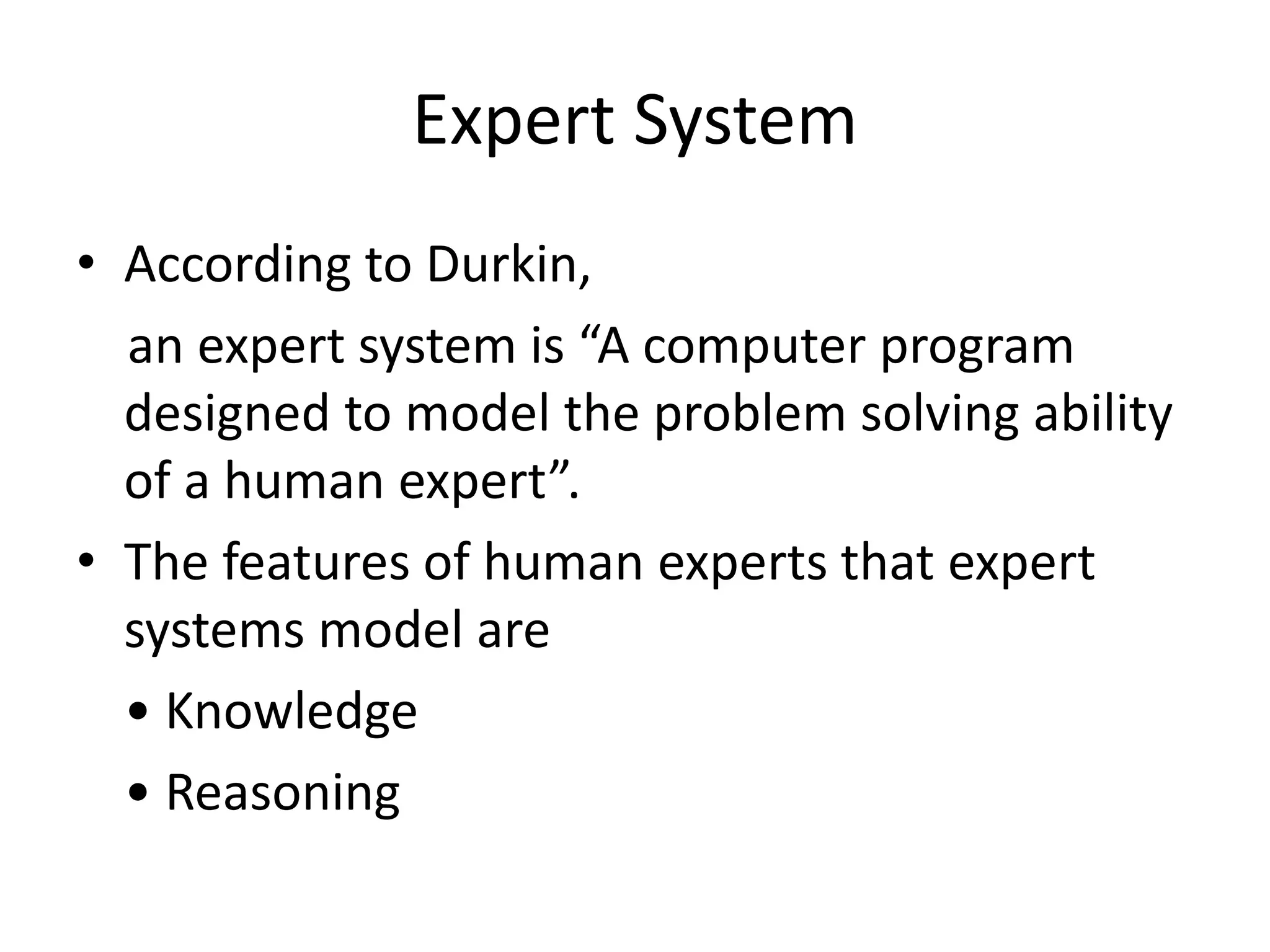 5 ai lecture-05 expert system | PPT