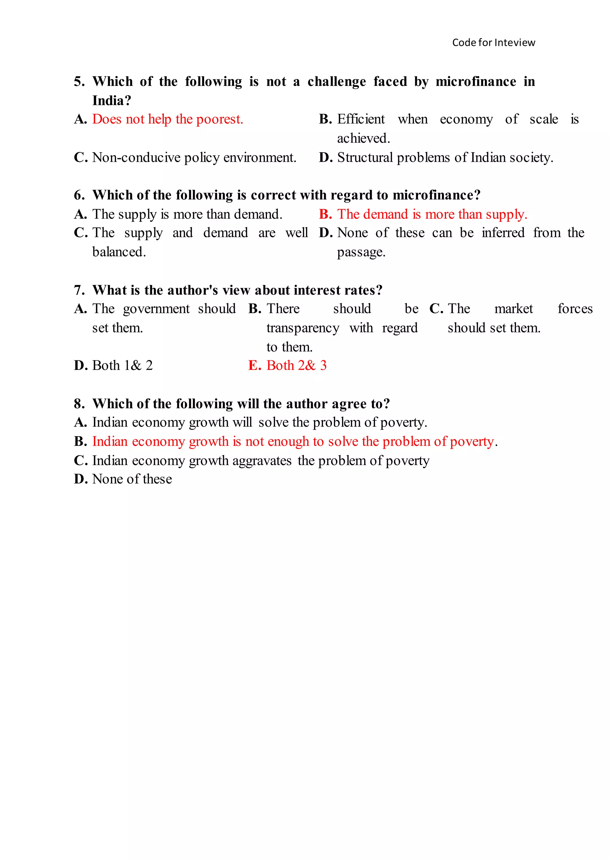 5 amcat reading comprehension | DOCX