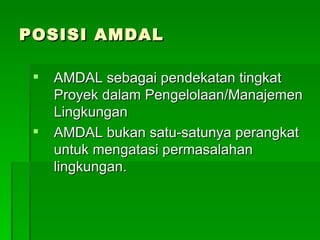 AMDAL | PPT