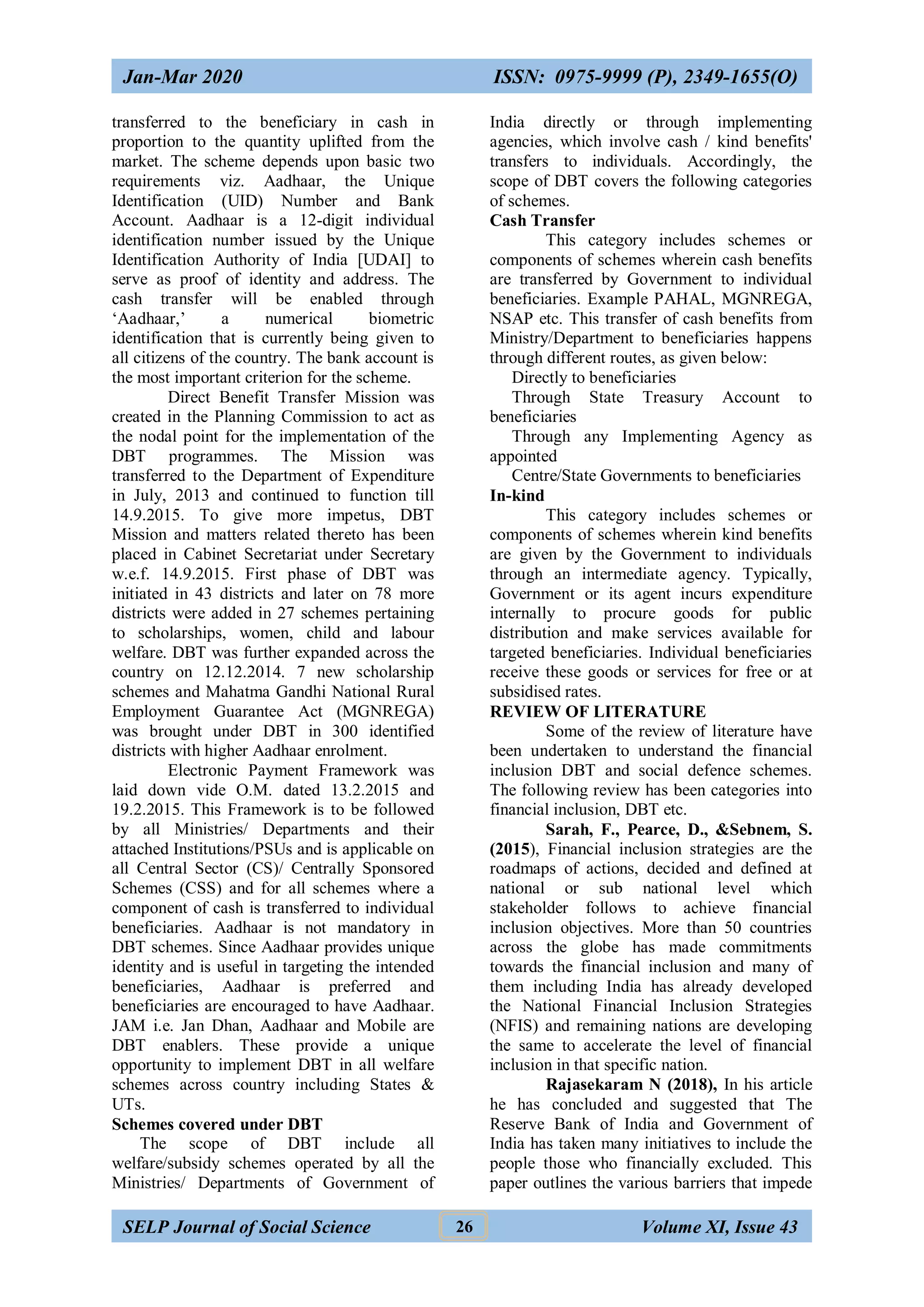 5 an-overview-of-financial-inclusion-through-dbt-in-india | PDF