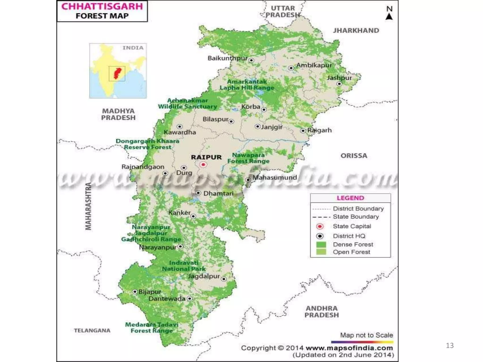 5 an-overview-of-forests-and-bio-diversity-of-chhattisgarh (1) | PPT