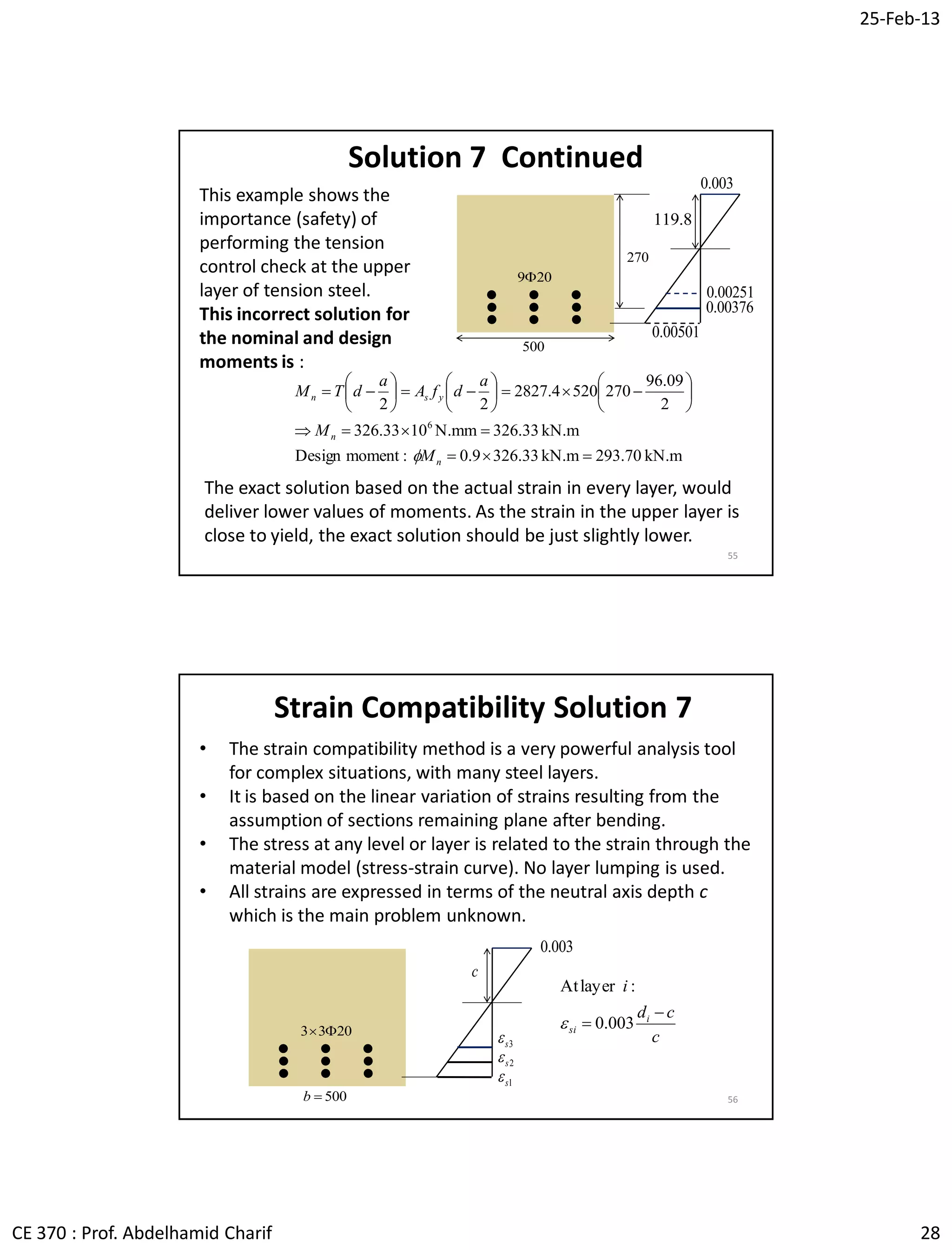 Lec04 Analysis of Rectangular RC Beams (Reinforced Concrete Design I ...