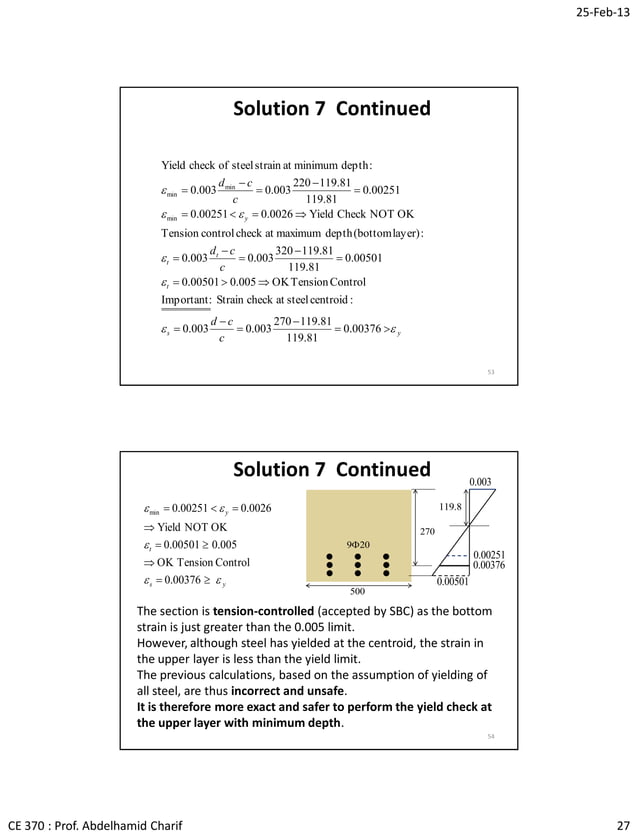Lec04 Analysis of Rectangular RC Beams (Reinforced Concrete Design I ...