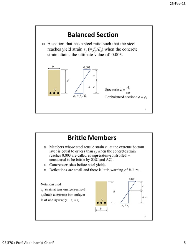 Lec04 Analysis of Rectangular RC Beams (Reinforced Concrete Design I ...