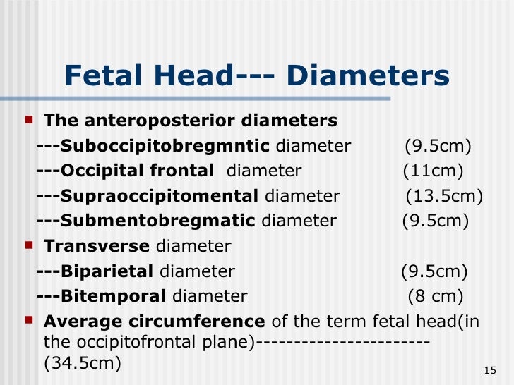 5.Anatomic Characteristics Of The Fetal Head And Maternal