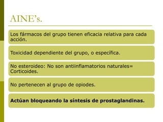 5 antiinflamatorios-no-esteroideos-aines | PPT