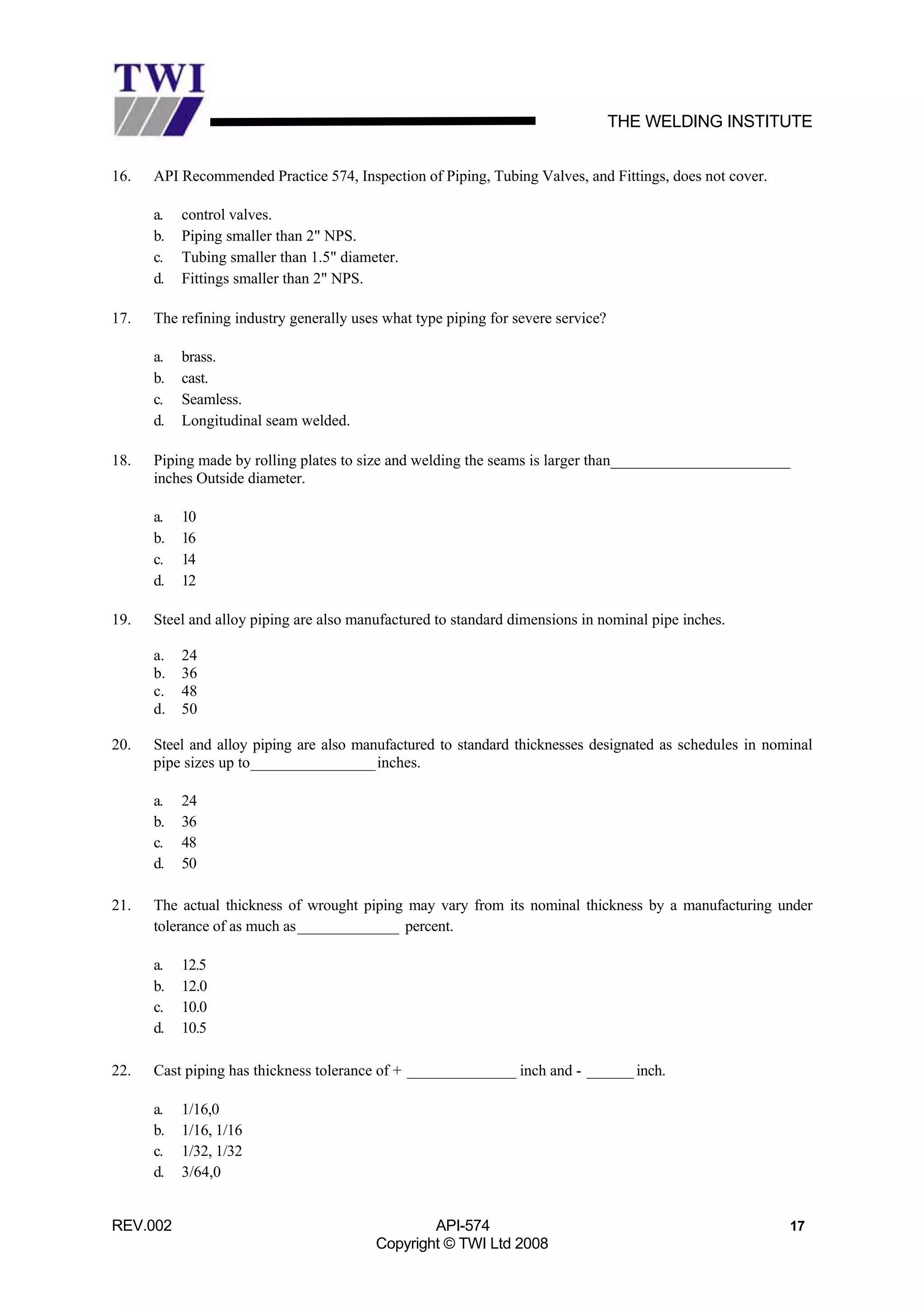 5 api-574-rev-002 | PDF