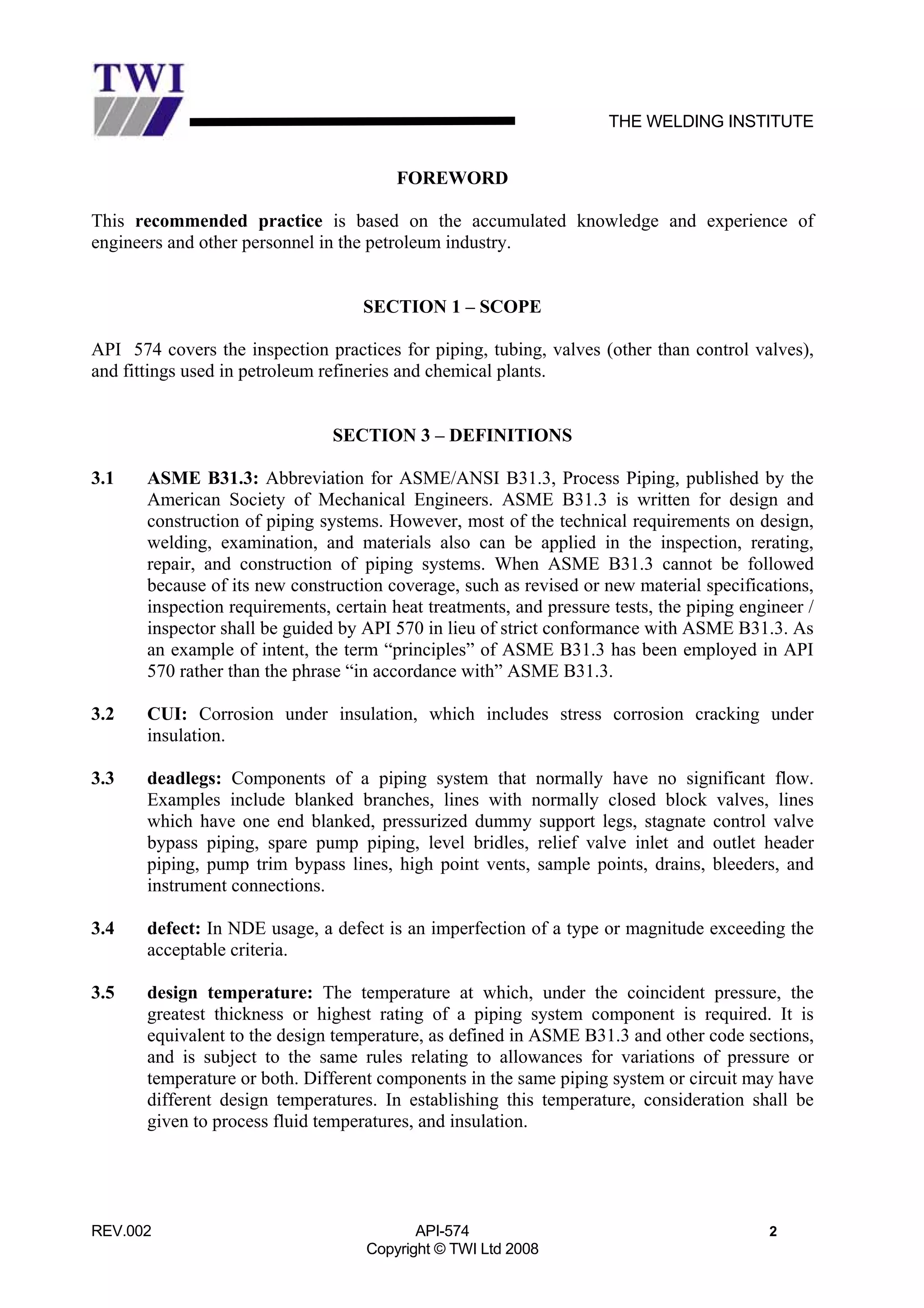 5 api-574-rev-002 | PDF