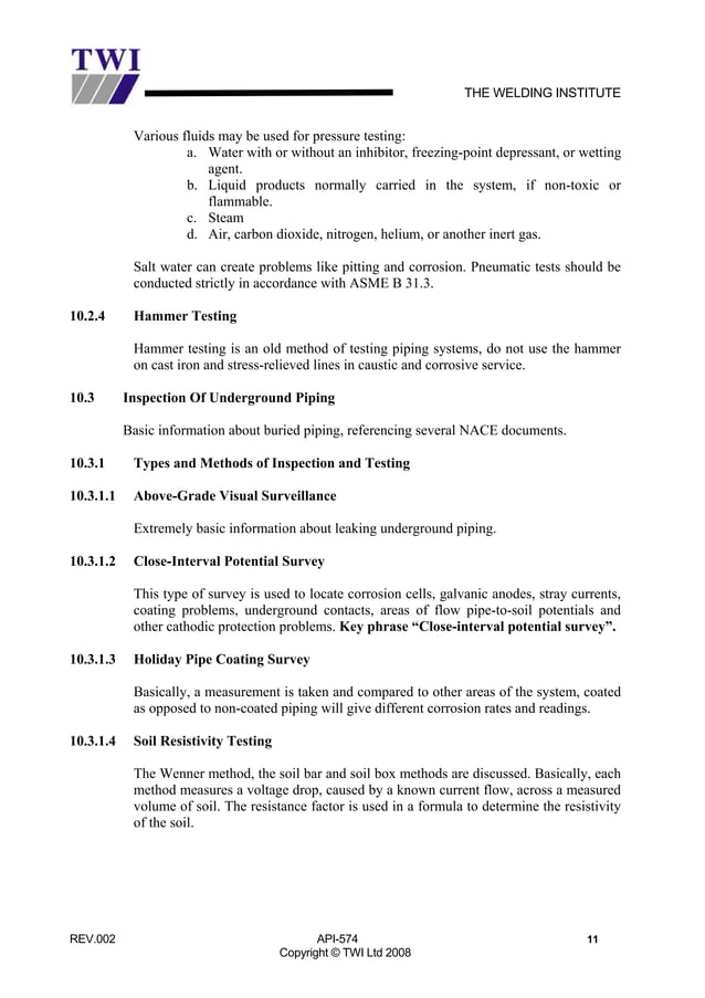 5 api-574-rev-002 | PDF | Chemistry | Science