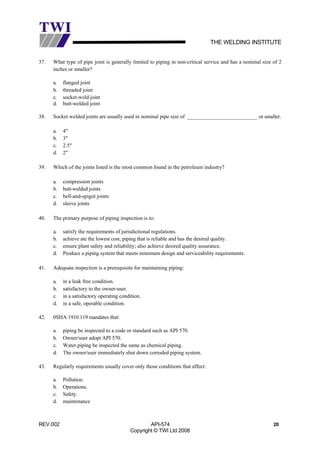 5 api-574-rev-002 | PDF