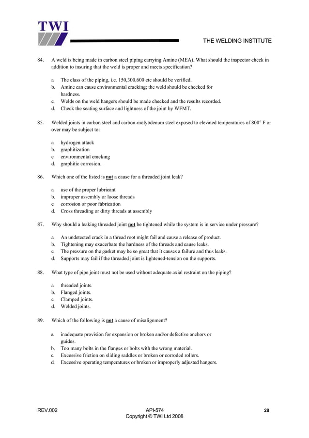 5 api-574-rev-002 | PDF | Chemistry | Science