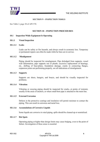 5 api-574-rev-002 | PDF