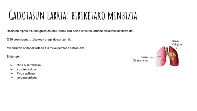 5 arnas aparatuaren gaixotasunak | PPT