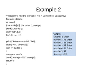 Array definition and uses in computer.pptx