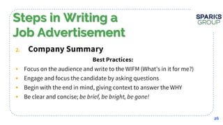 Attracting Candidates Through Job Postings | PPTX