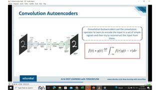 AUTO ENCODERS (Deep Learning fundamentals) | PPTX