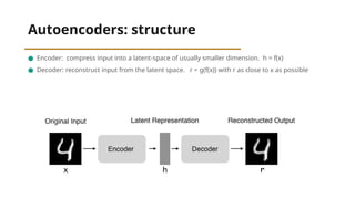 AUTO ENCODERS (Deep Learning fundamentals) | PPTX