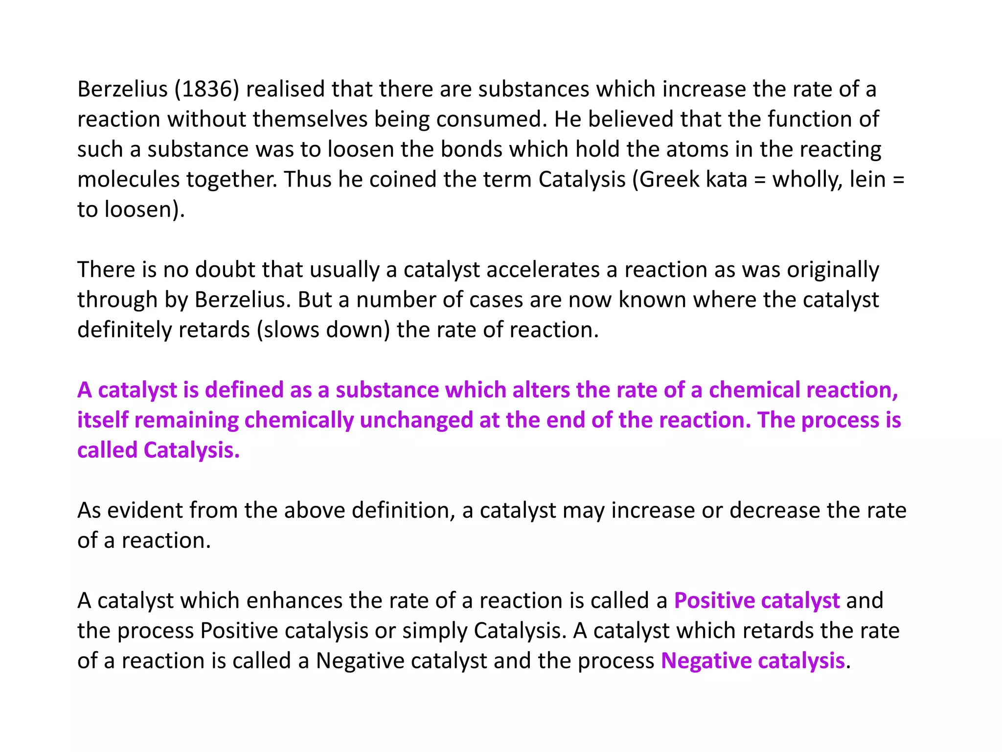B.Sc. I Year Physical Chemistry_Unit-IV_B. Chemical Kinetics_Catalysis ...