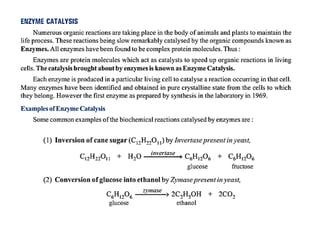 B.Sc. I Year Physical Chemistry_Unit-IV_B. Chemical Kinetics_Catalysis ...