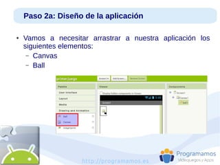 Programamos con App Inventor 5: BallBounce (juego paso a paso) | PDF