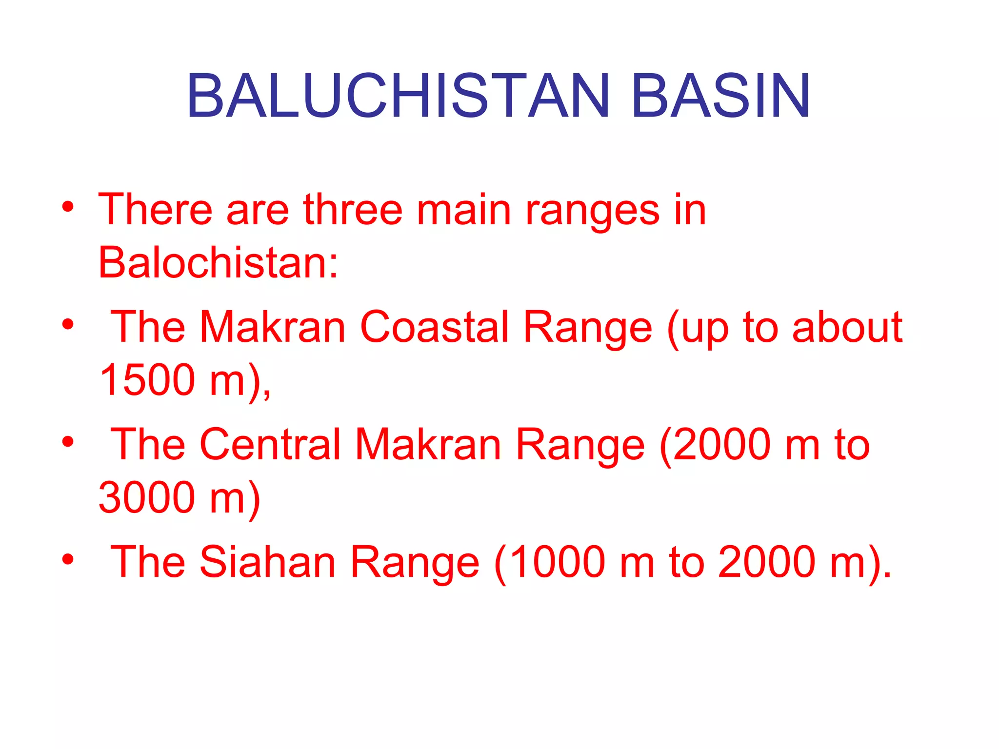 baluchistan basin | PPT