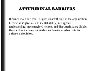 Barriers to Effective Communication | PPTX