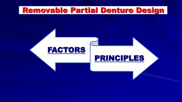 5- Basic principles for designing the removable partial denture class i ...