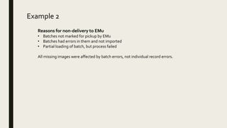 Batch Management: A Conveyor Mindset for Mass Digitization | PPT