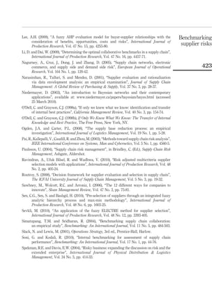 5.benchmarking supplier | PDF