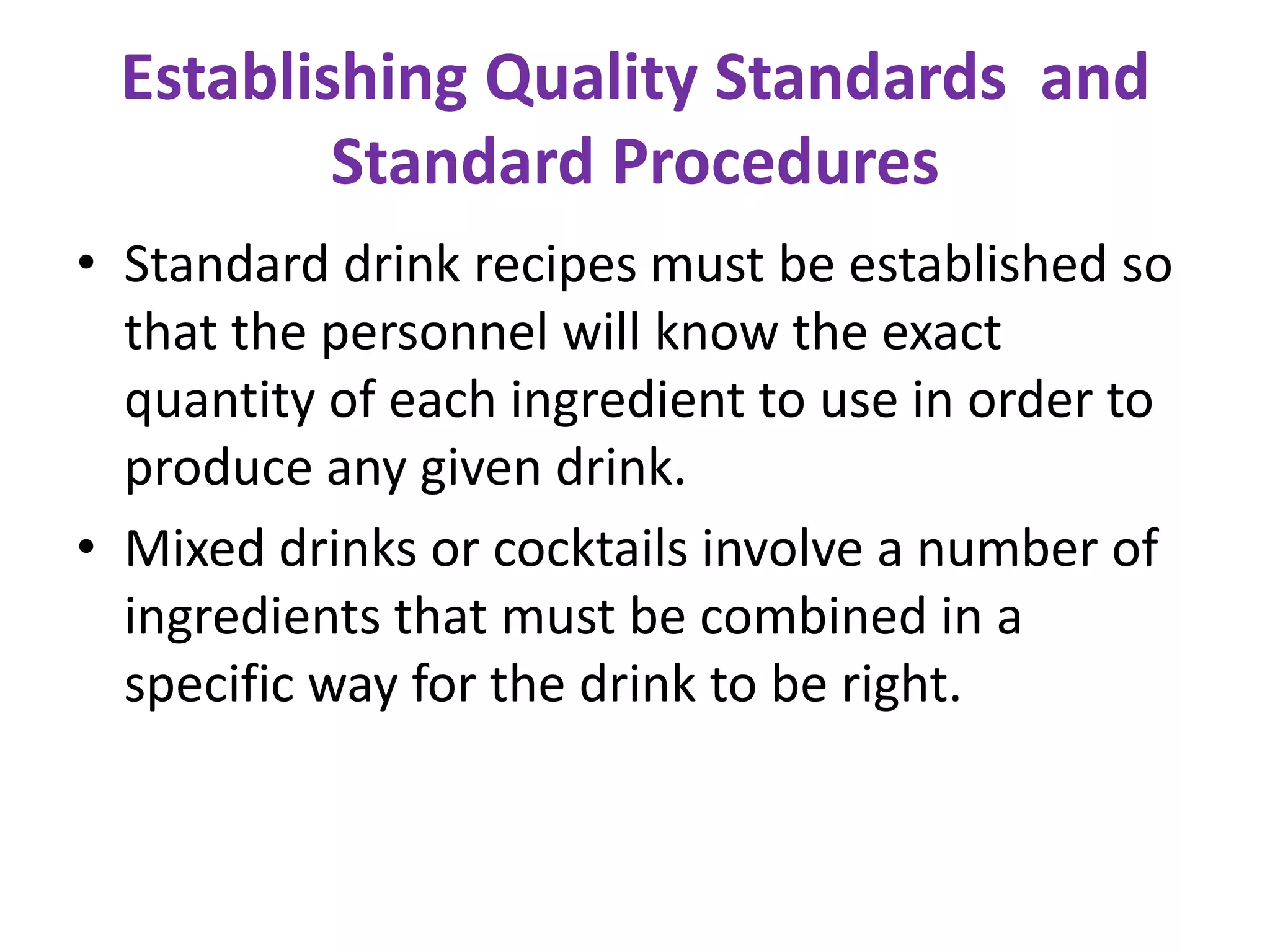 establishing standards | PPT