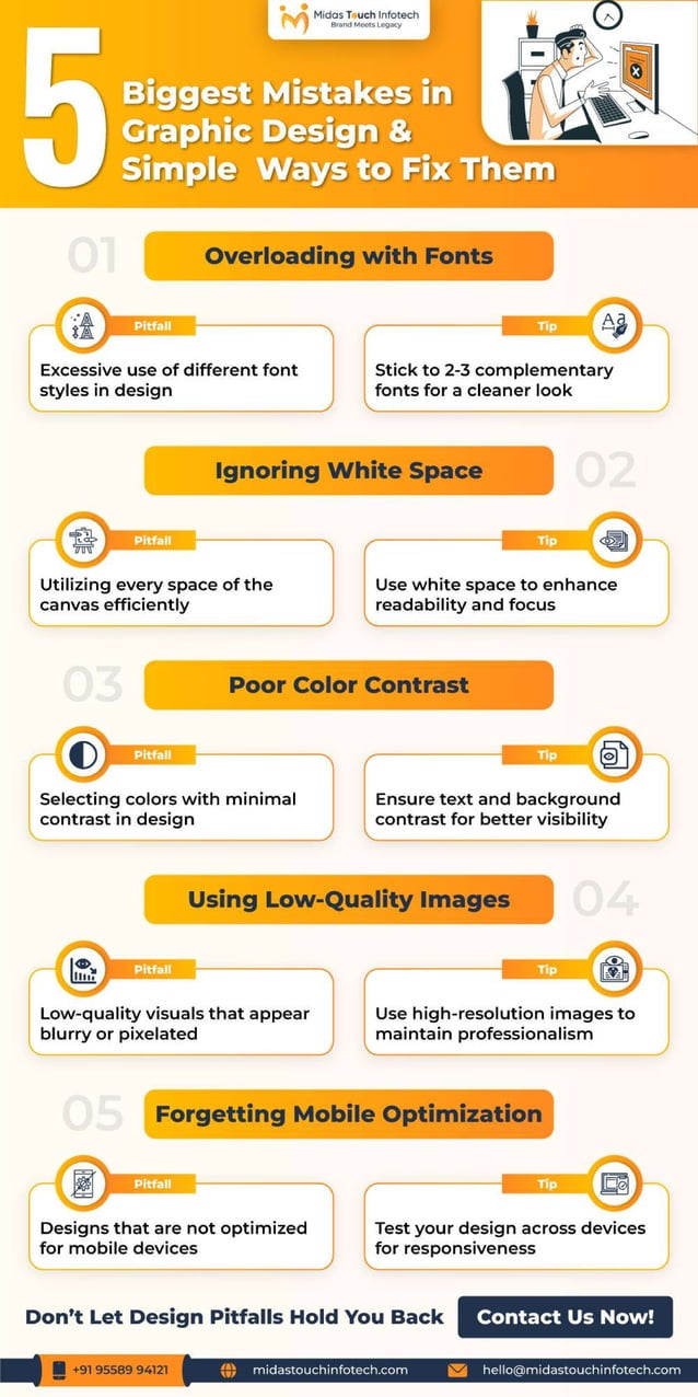 5 Biggest Mistakes in Graphic Design & How to Fix Them! | PDF