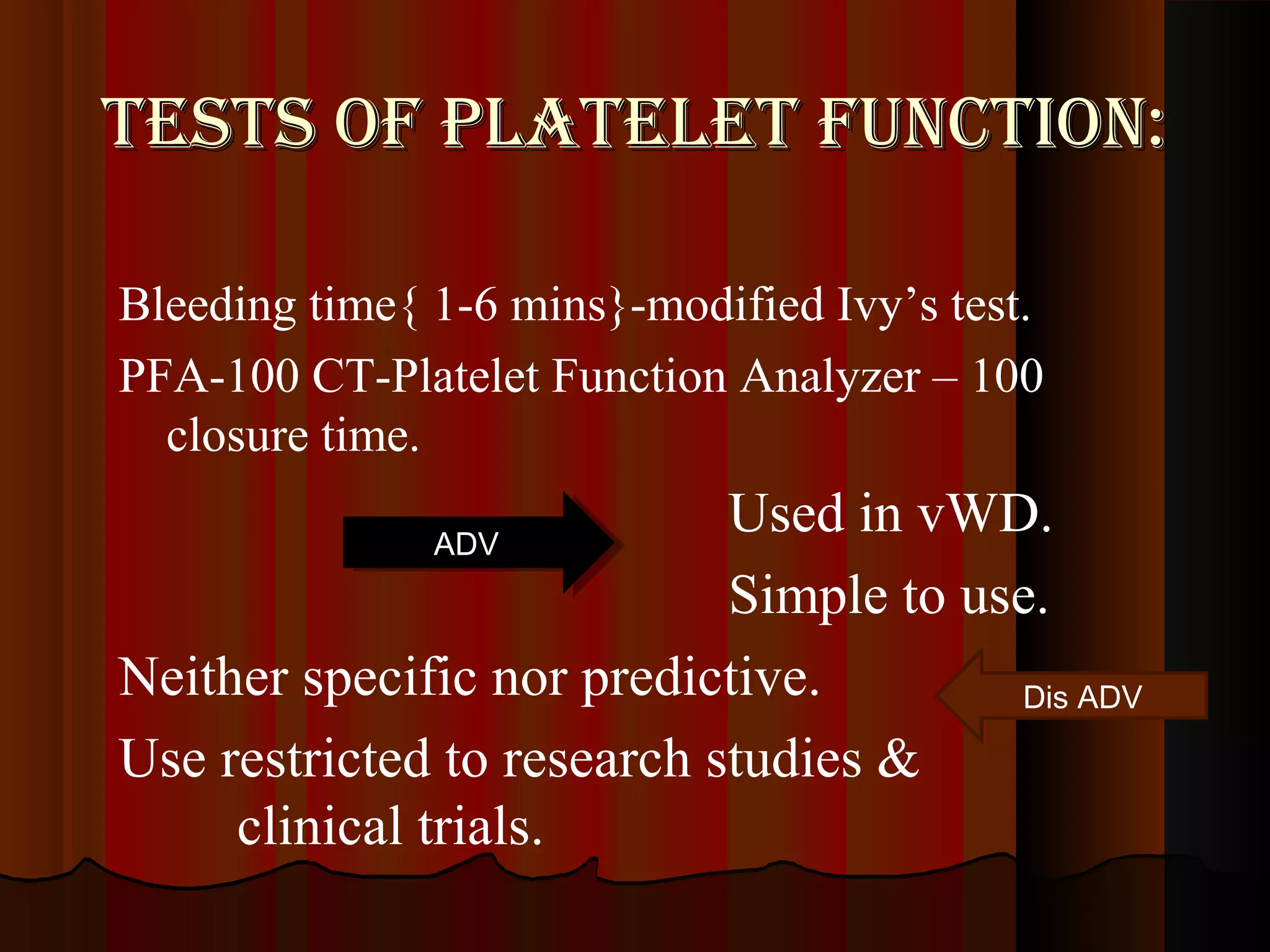 bleedig & clotting disorders | PPT