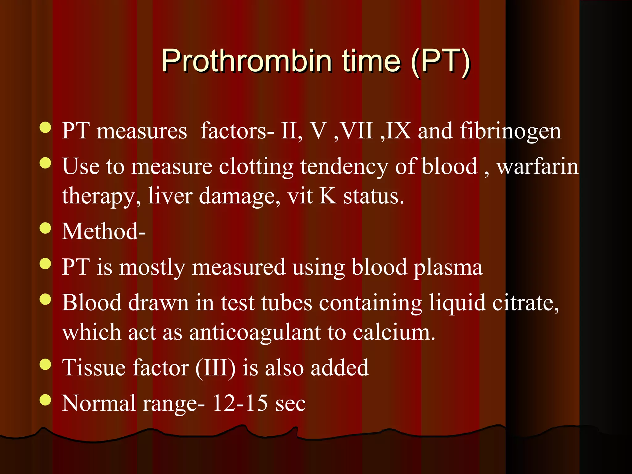 bleedig & clotting disorders | PPT
