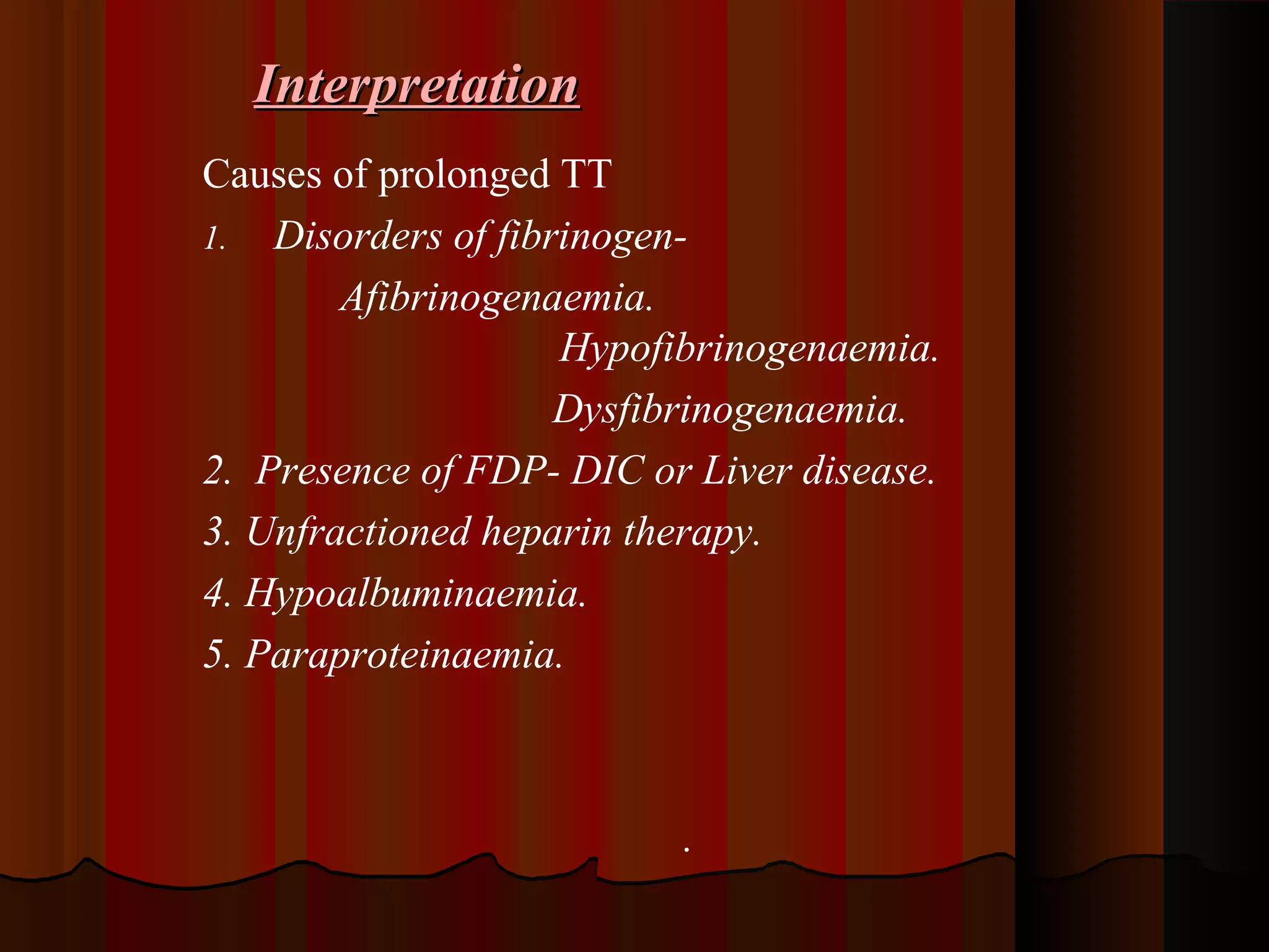 bleedig & clotting disorders | PPT