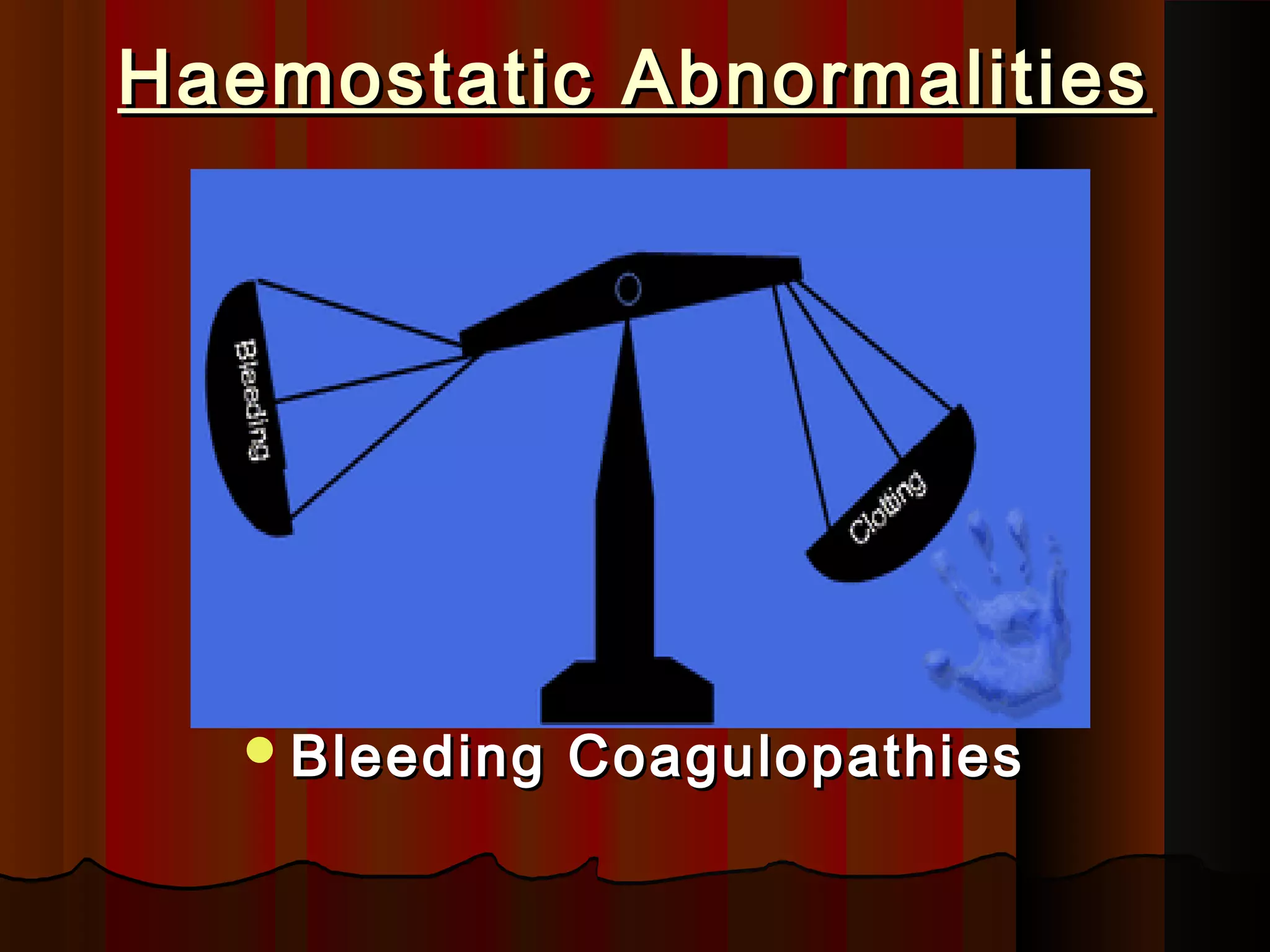 bleedig & clotting disorders | PPT