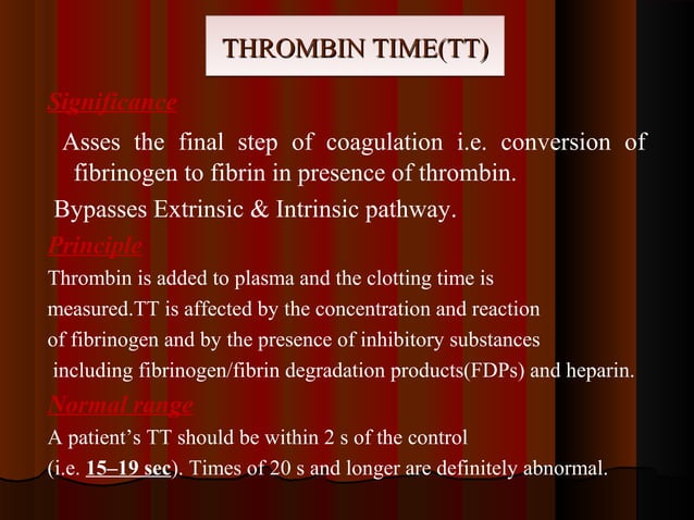 bleedig & clotting disorders | PPT