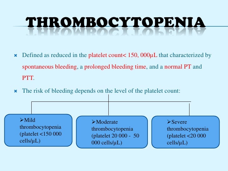 5. bleeding disorder
