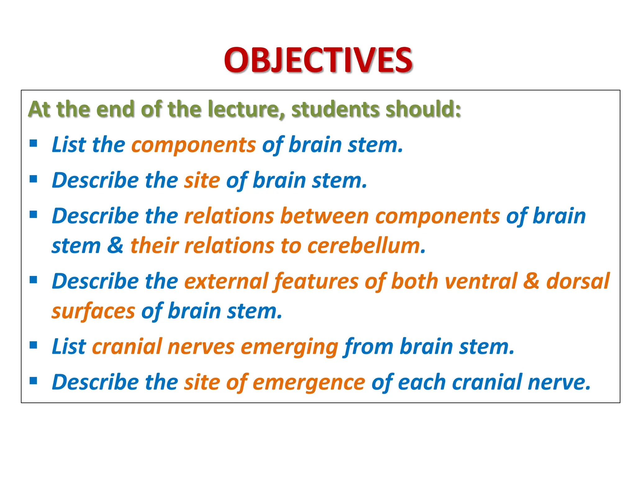 5- Brain stem-External Features.with clinical anatomyppt | PPT