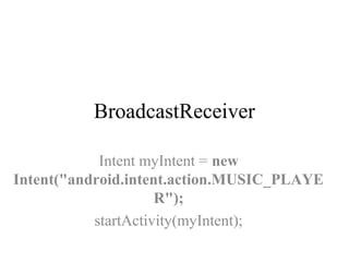 Slide bài giảng lập trình Android DTU - Phần 5 (Broadcastreceiver) | PPT