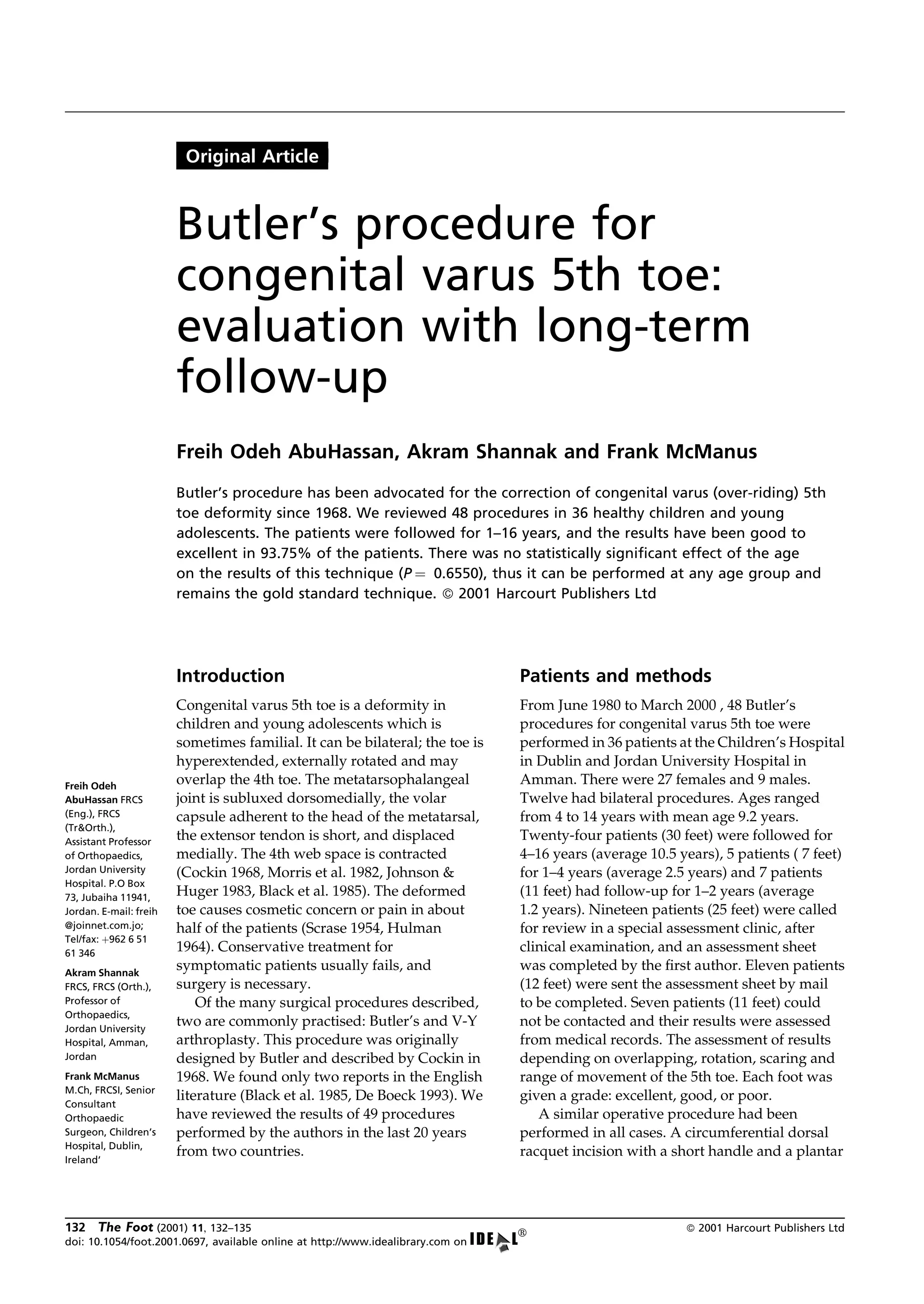 Butler's procedure for congenital varus 5th toe.pdf