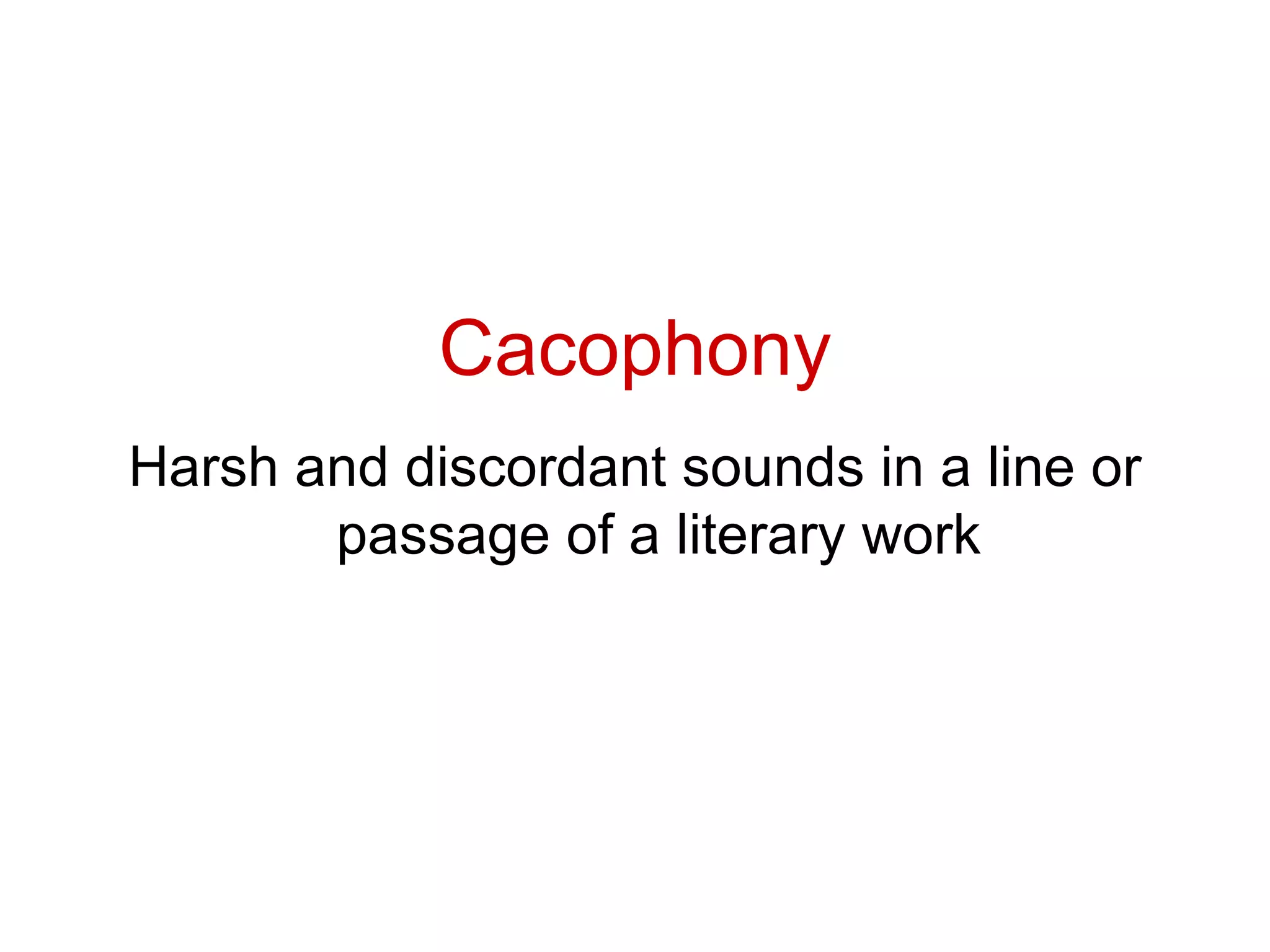 5 cacophony-caesura-catharsis | PPT