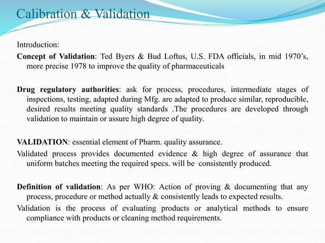 calibration-and-validation | PPTX