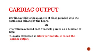 5-Cardiac output cardiovascular system.pptx | Heart and Cardiovascular ...