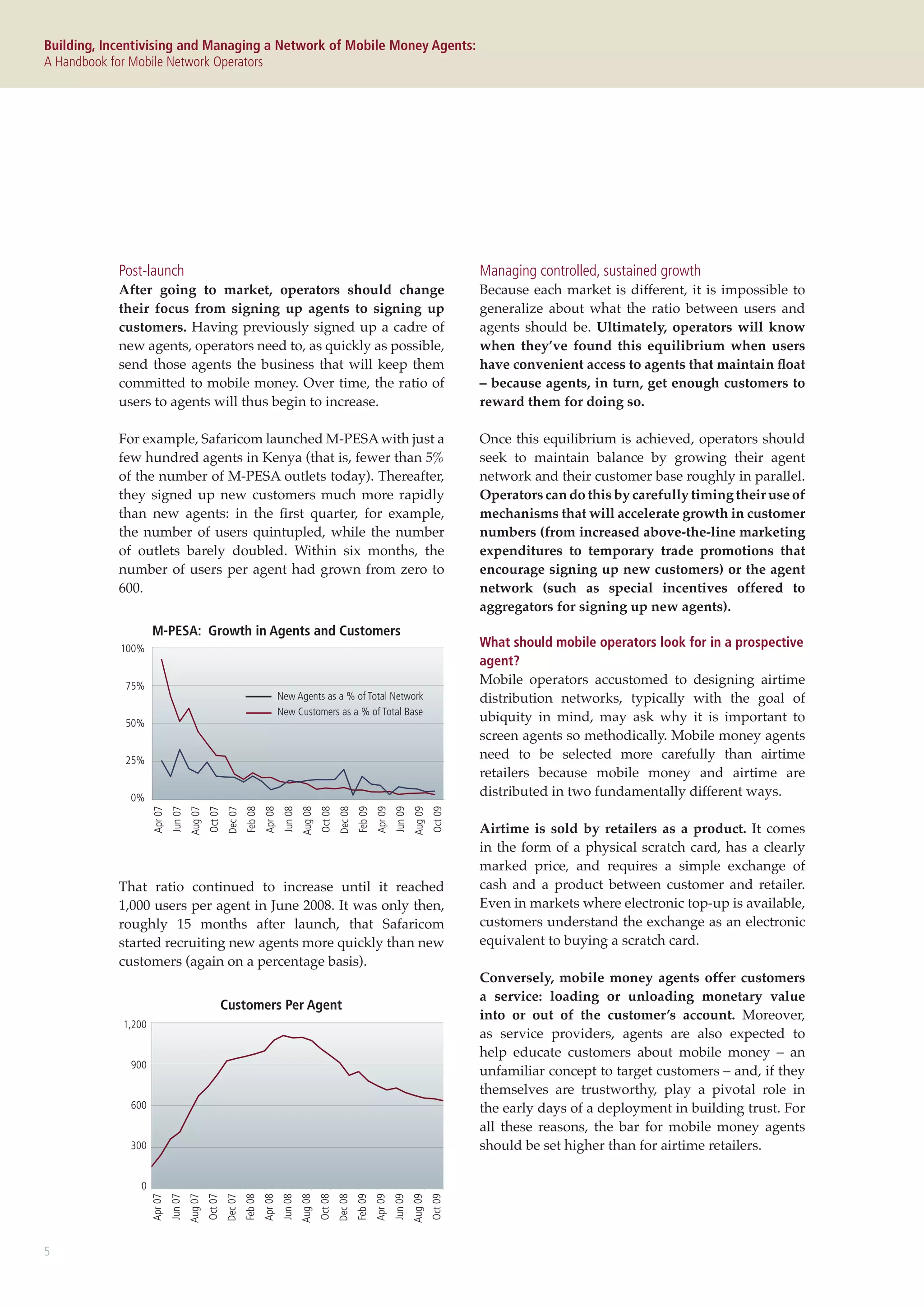 building a network of mobile money agents | PDF
